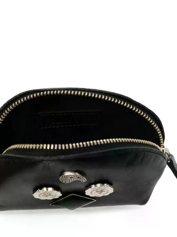 Toga Embellished Leather Coin Purse