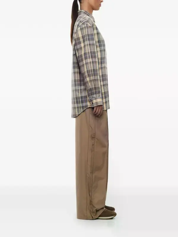 12 STOREEZ Marilyn Check-pattern Shirt