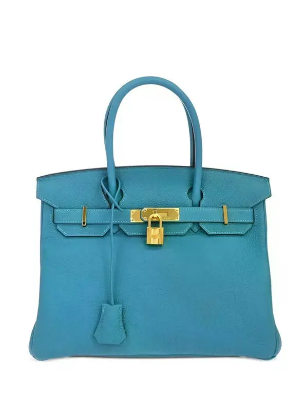 Hermès Togo Birkin Handbag - Blue