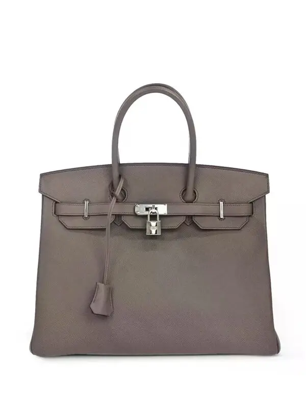 Hermès 2017 Epsom Birkin 35 Handbag - Brown