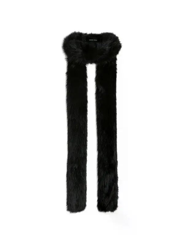 Simone Rocha Skinny Scarf - Black
