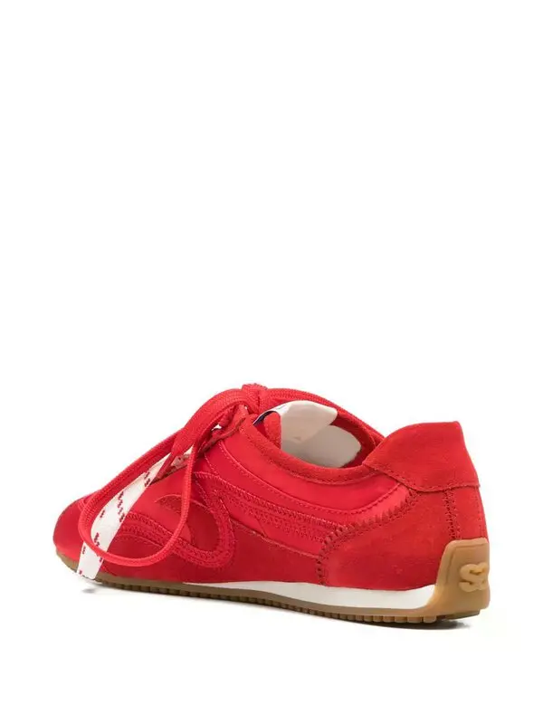 Sandro Panelled Round-toe Sneakers