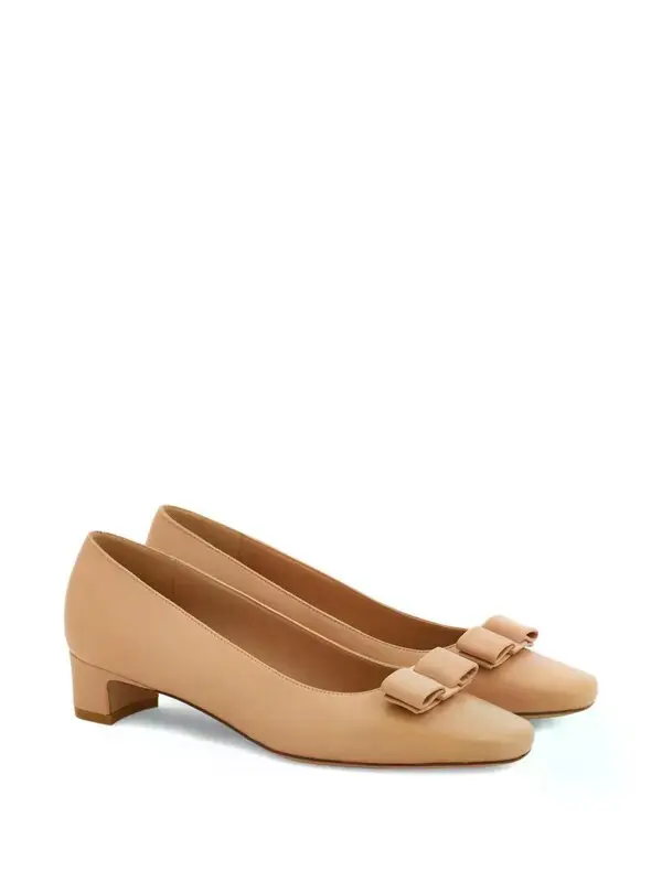 FERRAGAMO Iconic Bow Pumps
