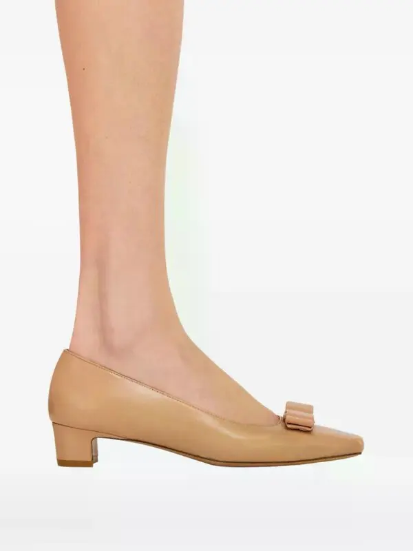 FERRAGAMO Iconic Bow Pumps