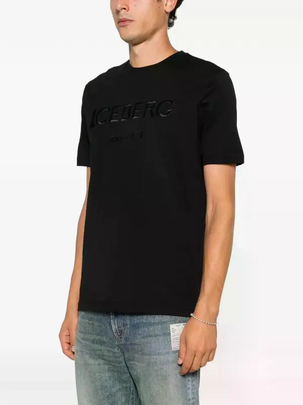 Iceberg Logo-embroidered T-shirt
