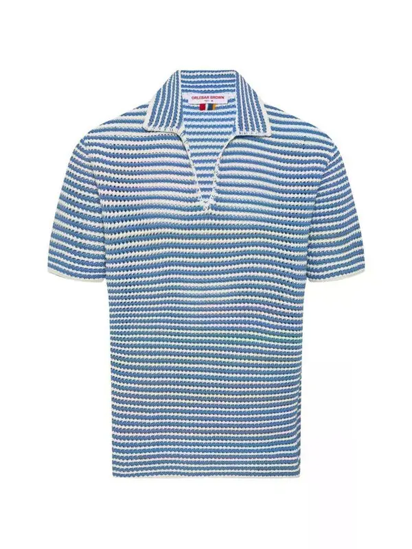 Orlebar Brown Batten Stripe-knit T-shirt
