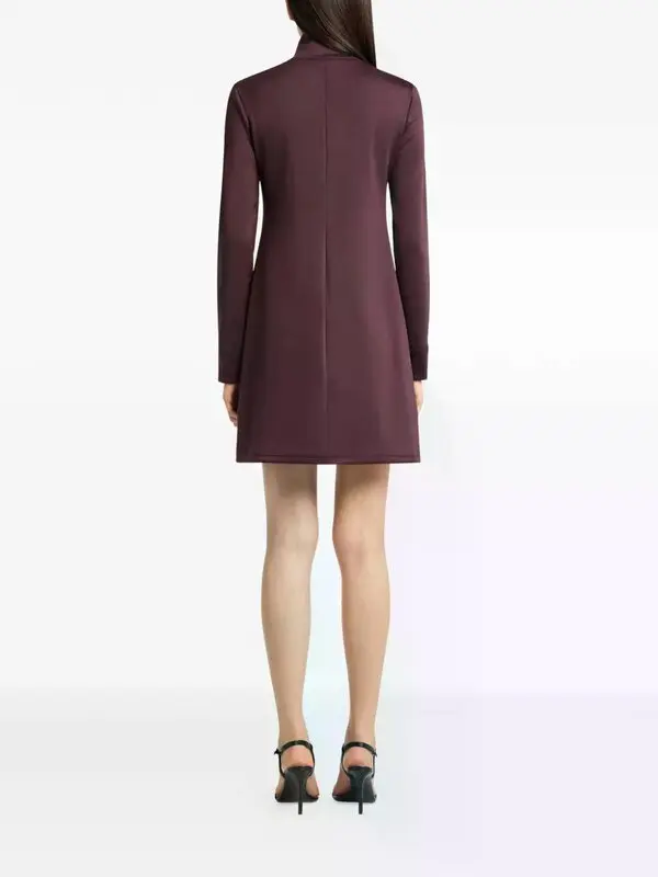 COURREGES Zipped Long-sleeved Mini Dress