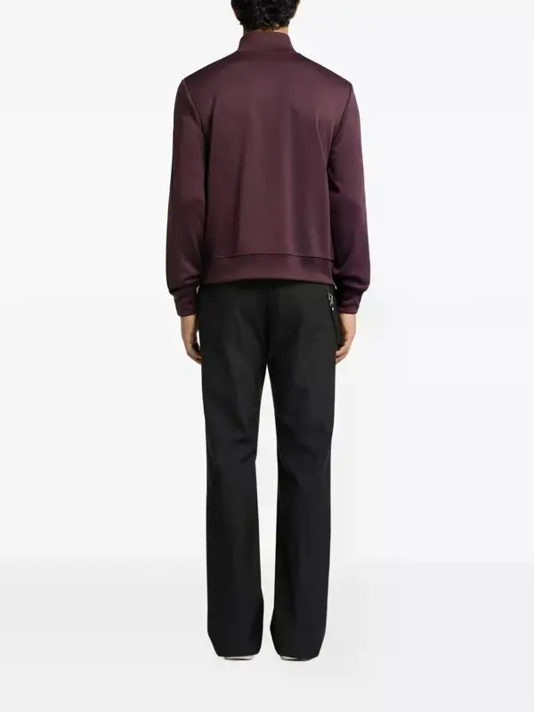 COURREGES Logo Embroidered Side Stripe Sweatshirt