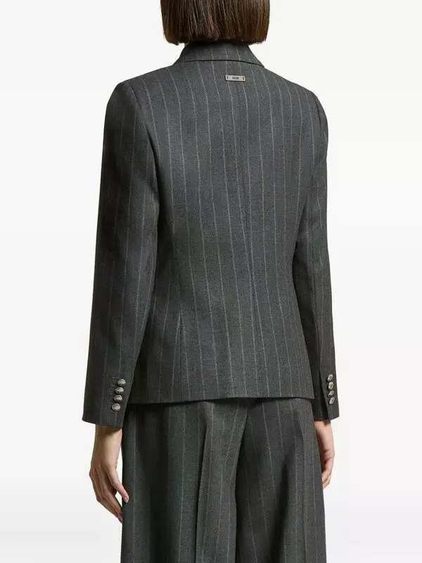Peserico Pinstripe Double-breasted Jacket