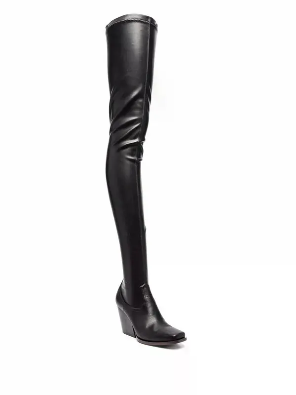 Stella McCartney Cowboy Stretch Thigh-high Boots