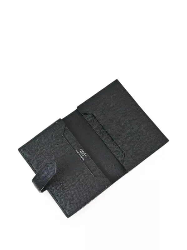 Hermès 2014 Epsom Bearn Cardholder - Black