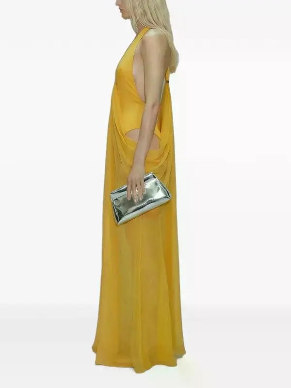 ATOIR Halterneck Draped Maxi Dress