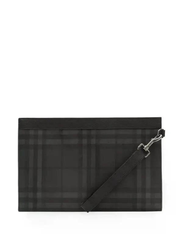 Burberry City Check Zip Pouch