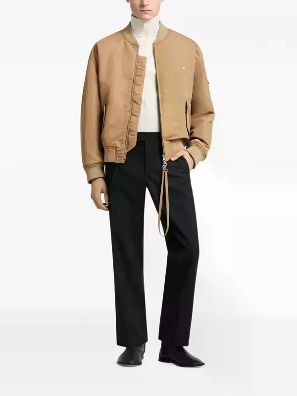 COURREGES Embroidered Logo Bomber Jacket