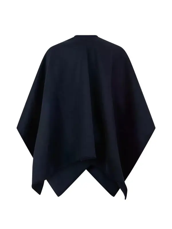 Max Mara Blanket-stitch Cape Jacket