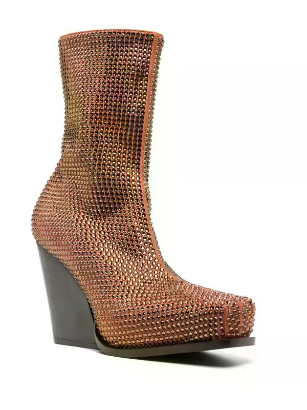 Stella McCartney Crystal Cowboy Ankle Boots