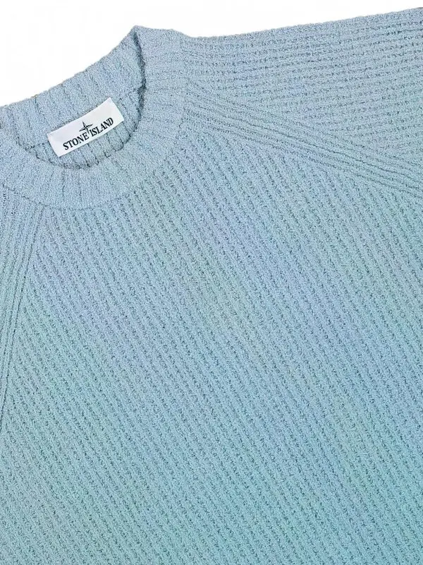 Stone Island Ribbed-knit Bouclé Sweater
