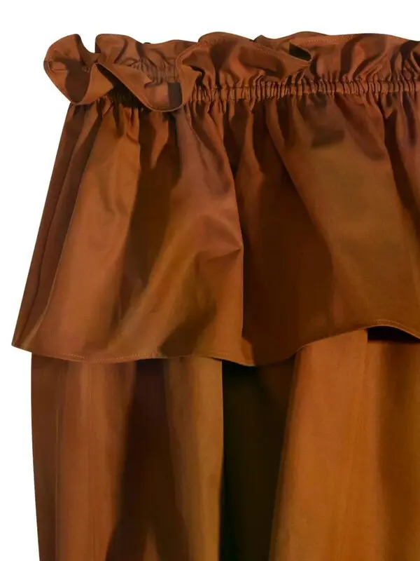 Saint Laurent Ruffled Off-shoulder Dress
