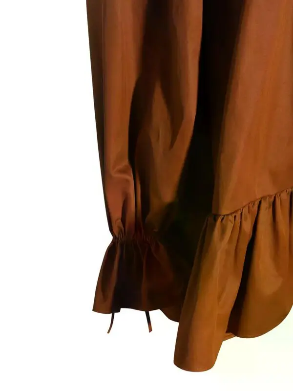 Saint Laurent Ruffled Off-shoulder Dress