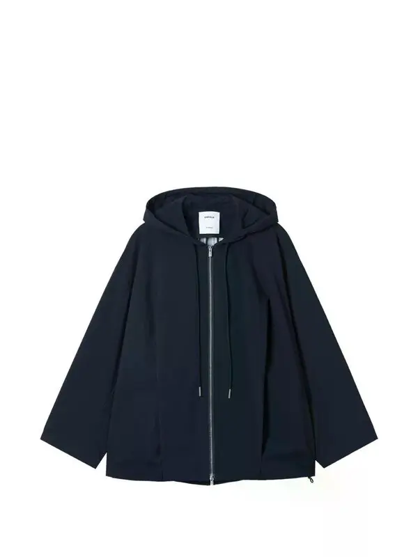 ENFOLD Hooded Pleated Jacket