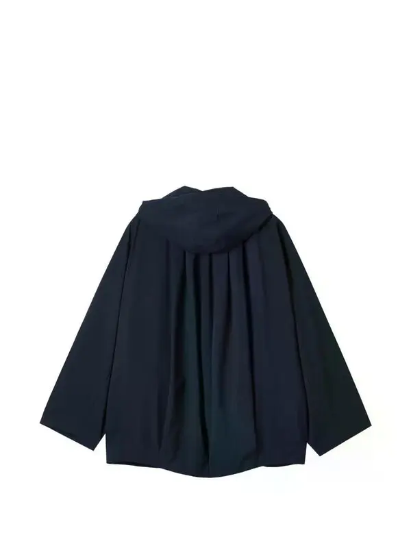 ENFOLD Hooded Pleated Jacket