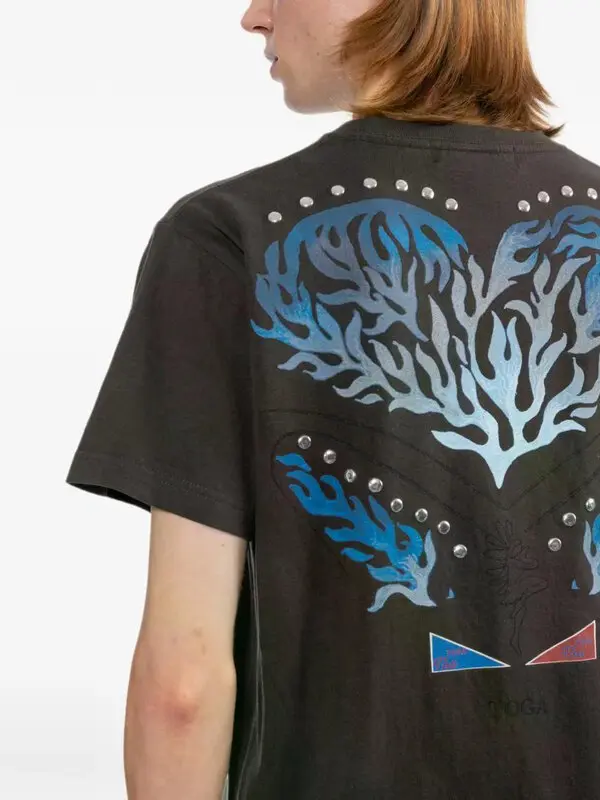Toga Embroidered-logo T-shirt