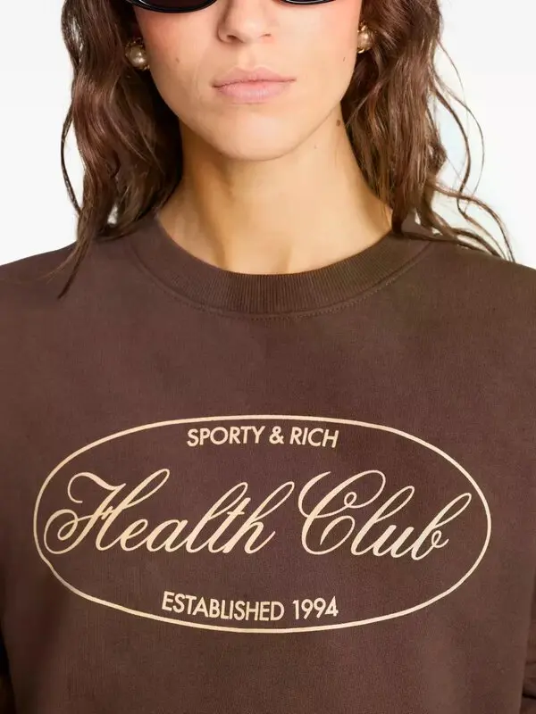 SPORTY & RICH Graphic Print Sweatshirt