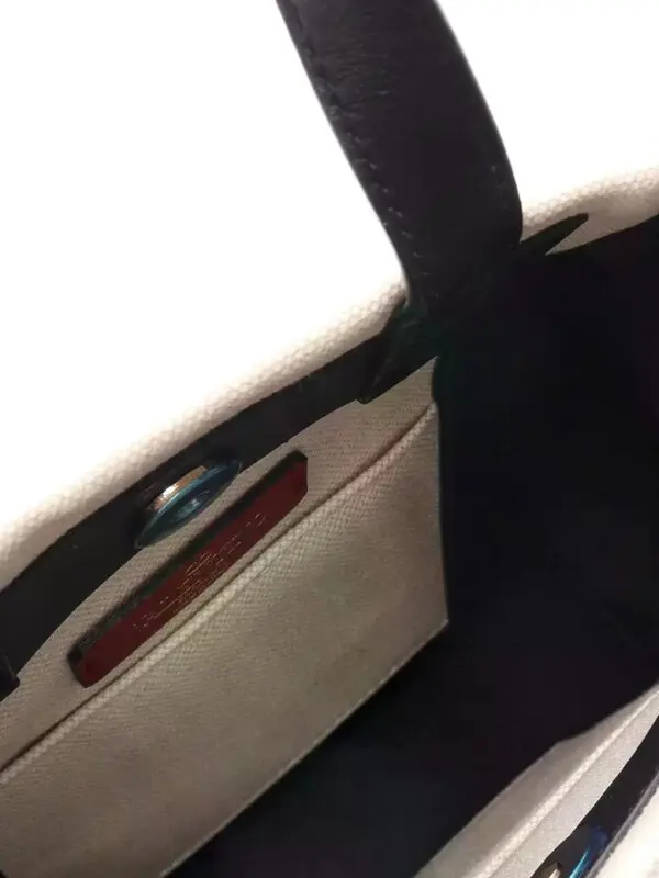 Valentino Garavani Vltn Logo Rockstud Canvas Tote Bag