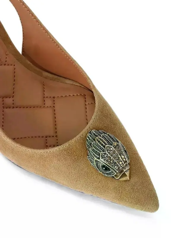 Kurt Geiger Belgravia Slingback Pumps With Eagle-head Embellishment
