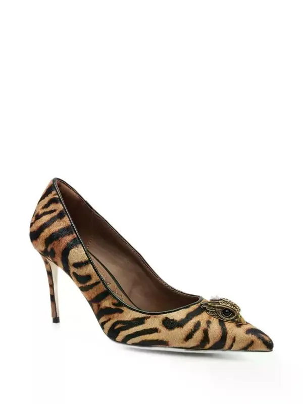 Kurt Geiger Belgravia Eagle Animal-print Pumps - Brown