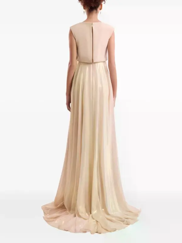 GEMY MAALOUF Cowl Neck Embellished Maxi Dress