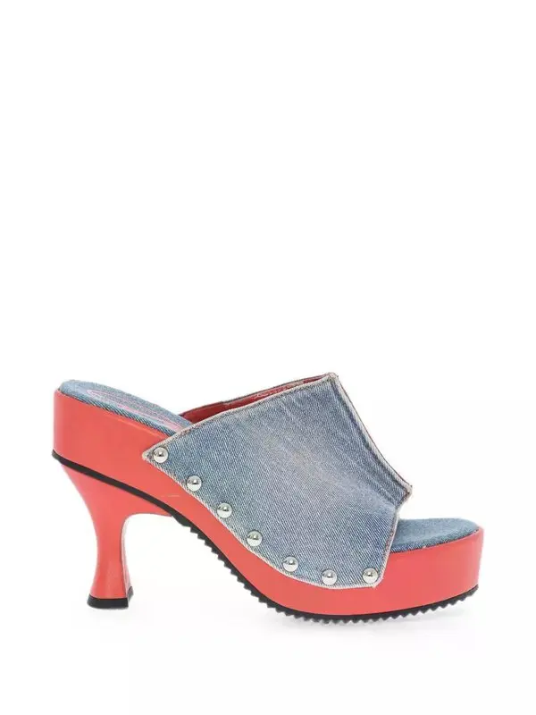 DIESEL® Studded Platform Sandals - Blue