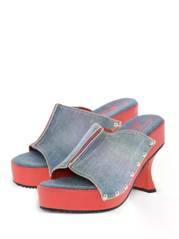 DIESEL® Studded Platform Sandals