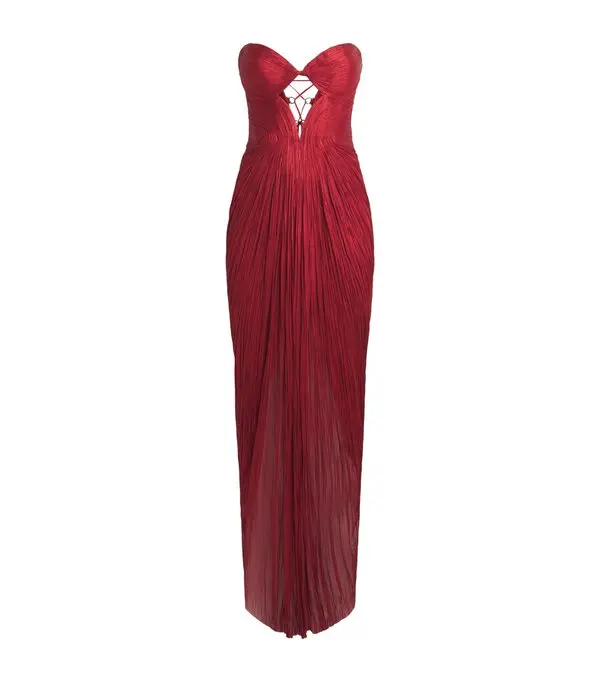 MARIA LUCIA HOHAN Silk Strapless Naima Gown