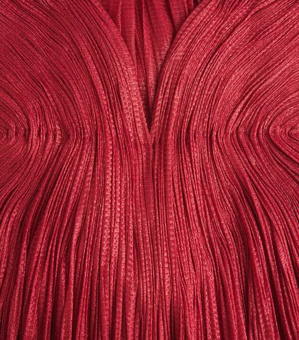 MARIA LUCIA HOHAN Naima Strapless Gown - Red