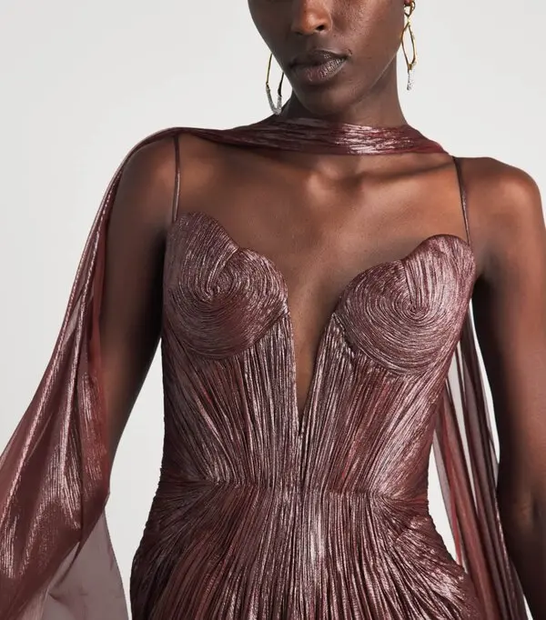 MARIA LUCIA HOHAN Silk Cecilia Gown