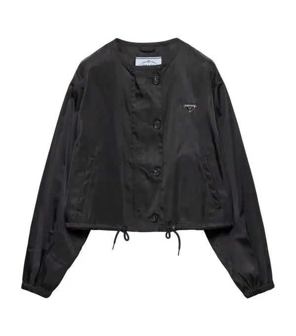 Prada Re-nylon Blouson Jacket - Black