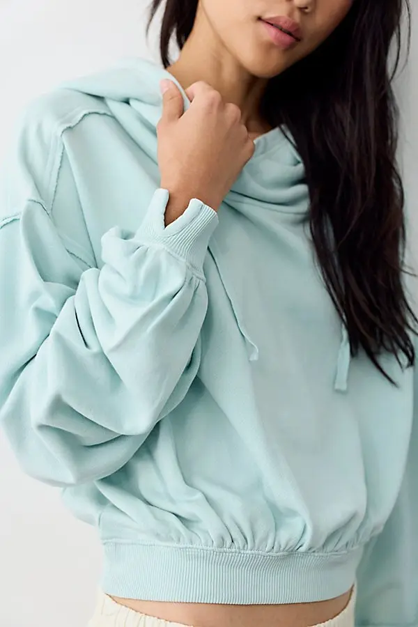 Free People Wesley Hoodie - Glacier
