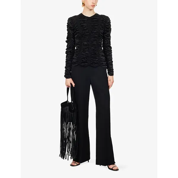 Khaite Grenare Straight-leg Virgin Wool Trousers