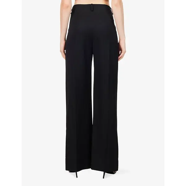 Khaite Grenare Straight-leg Virgin Wool Trousers
