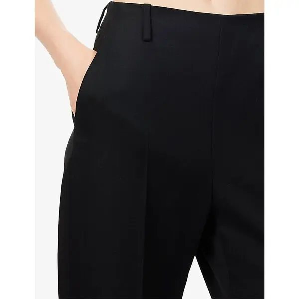 Khaite Grenare Straight-leg Virgin Wool Trousers