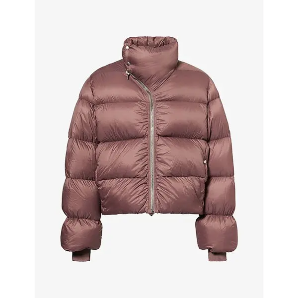 Rick Owens High-neck Welt-pocket Puffer Jacket