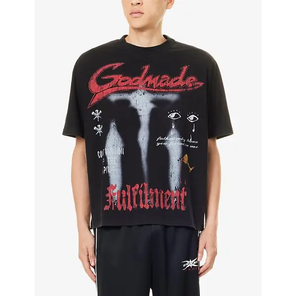 GODMADE Fulfilment Logo Cotton T-shirt