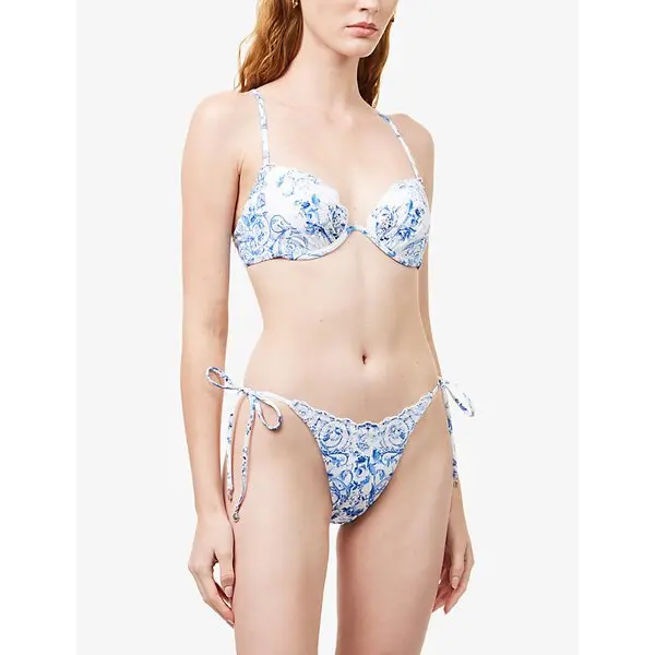 Camilla Floral Tie-side Bikini Bottoms