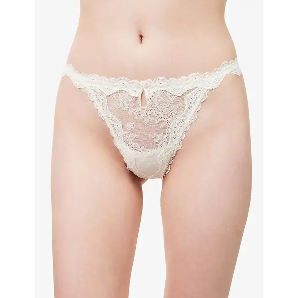 Lounge Adorn Floral Lace Thong