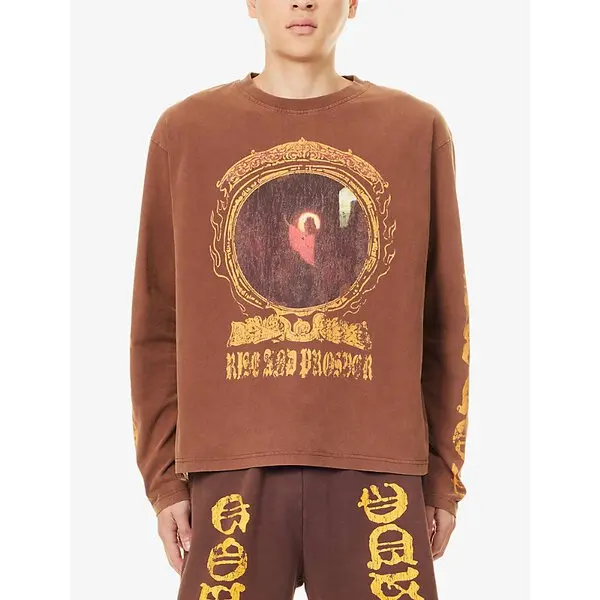 GODMADE Rise Long-sleeve Cotton T-shirt
