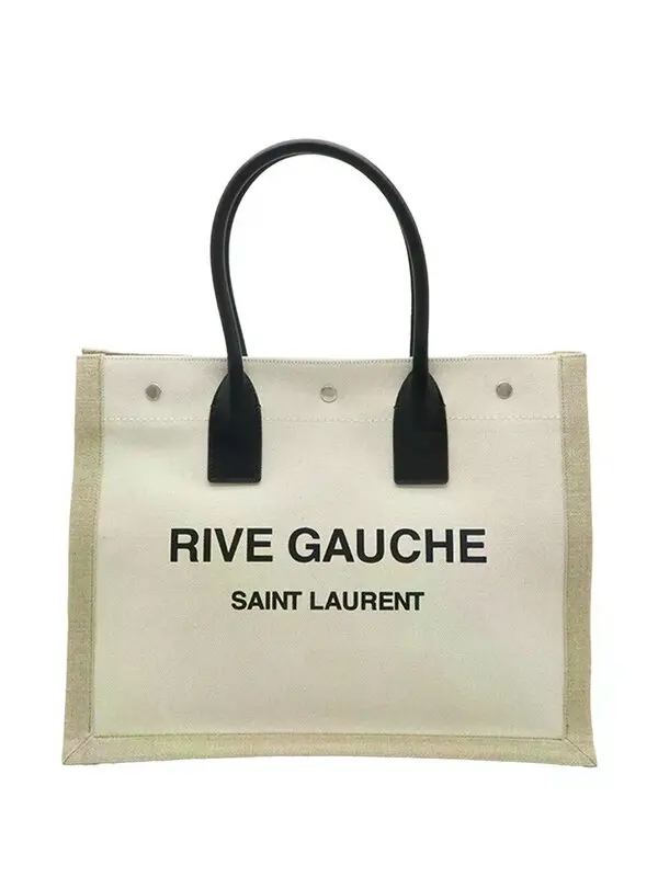 Saint Laurent Rive Gauche Tote Bag - Neutrals