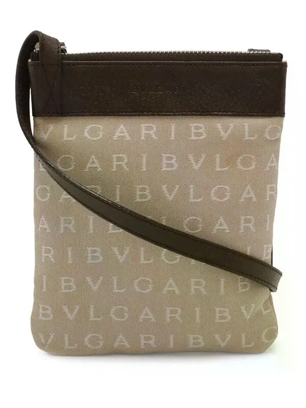 BVLGARI Logomania Canvas Crossbody Bag