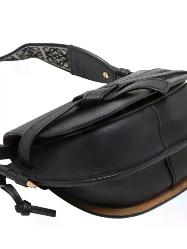 Loewe Soft Calf Gate Dual Crossbody Bag - Black