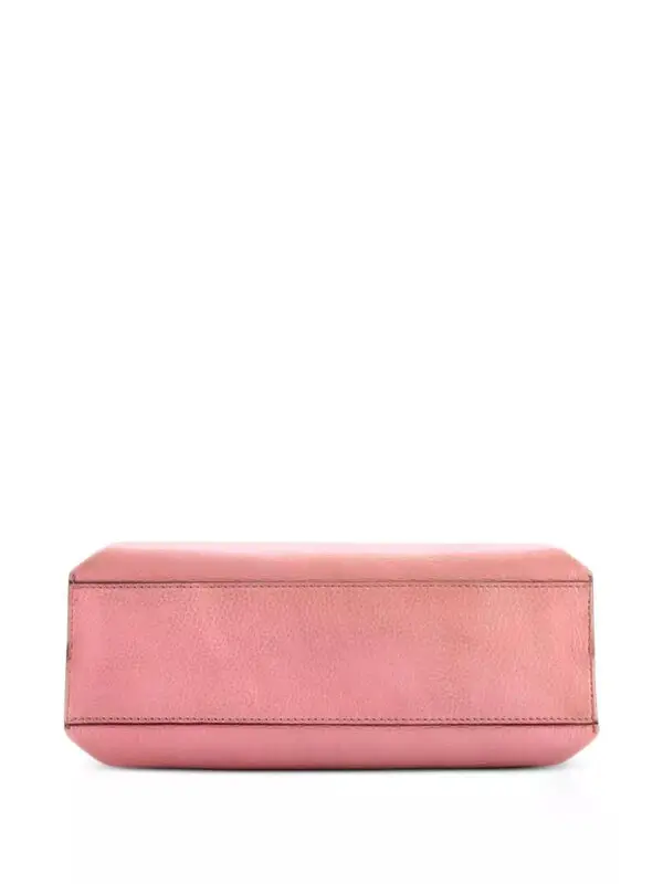 Gucci Bamboo Daily Top Handle Bag Leather Small Satchel